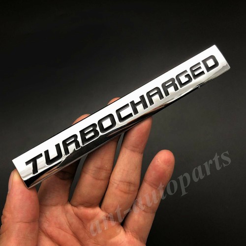 Metal Turbocharged Turbo Charged Engine Car Sticker Badge Sticker ...