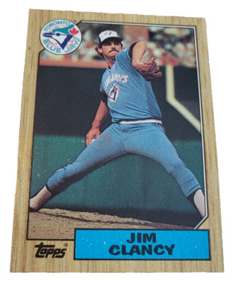 1987 Topps #122 Jim Clancy Toronto Blue Jays MLB Baseball Card (J8 | eBay
