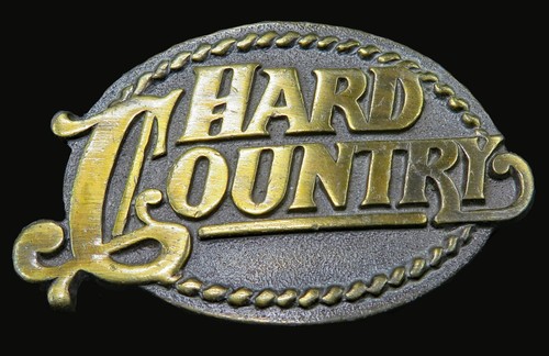 Hard Country Movie Memorabilia Bergamot Brass Works Vintage Belt Buckle ...