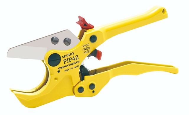 PIP42 PVC Pipe Cutting Nipper Tool 42mm Stopper Type Release Lever ...