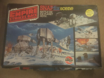 Airfix Star Wars Vintage Snapfix Scene BATTLE ON ICE PLANET HOTH Kit ...