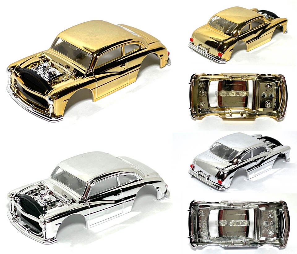9pc AFX'tras 1949 MERCURY HOT ROD COUPE Aurora TOMY AFX Body Mount ...