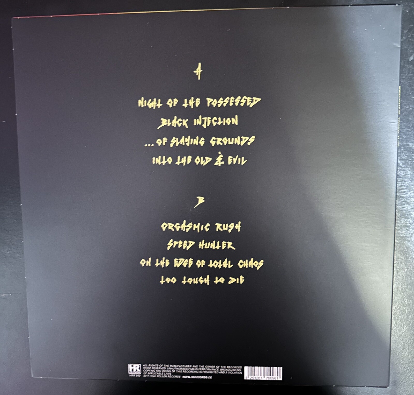 Hellish Crossfire "Bloodrust Scythe" lp black vinyl "High Roller Records" 2018 | eBay