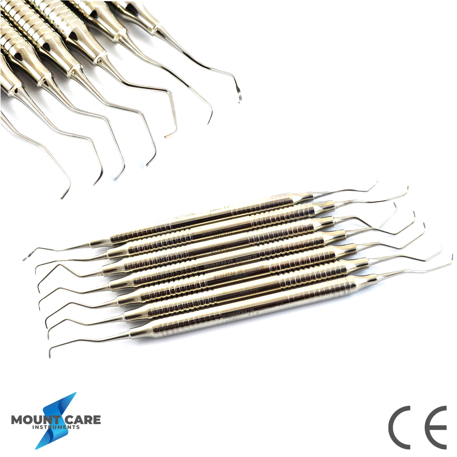 Dental Periodontal Gracey Curettes Set Of 7 Surgical Hygiene Probe ...