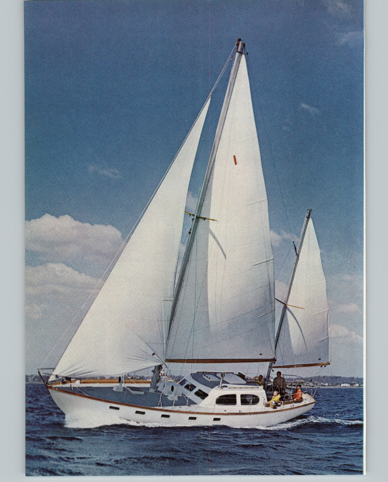 1966 PAPER AD 2 PG Pearson Countess 44 Sailboat Sail Boat Grumman ...
