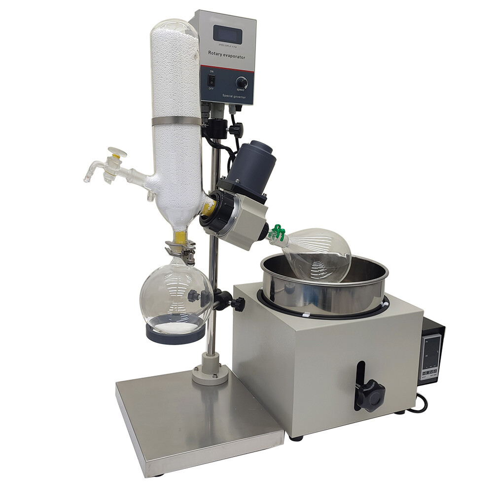 110V 2L Rotary Evaporator Rotavapor Lab Equipment with Digital Heating ...