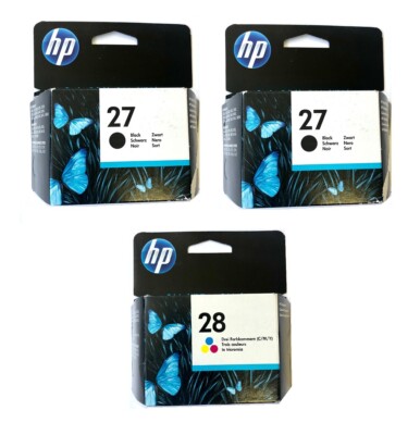 3 x Original Patronen HP Deskjet 3325 3420 3425 3520 3550-3845 / 27 ...
