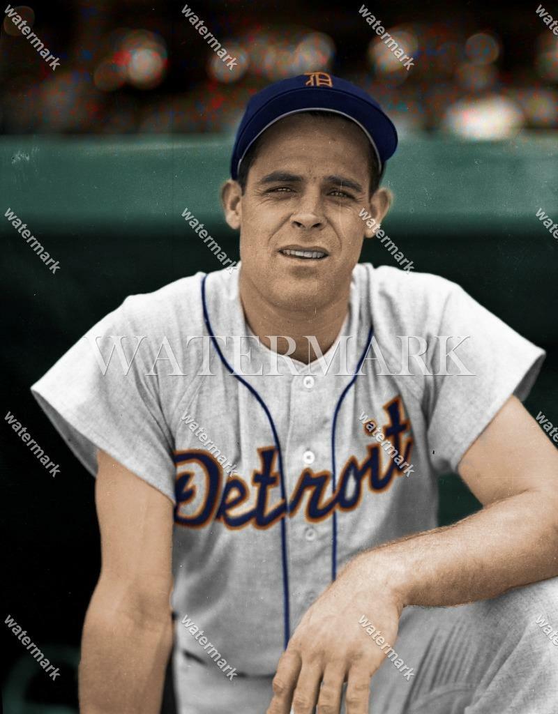 CM370 Ray Boone Detroit Tigers Baseball 8x10 11x14 16x20 Colorized ...