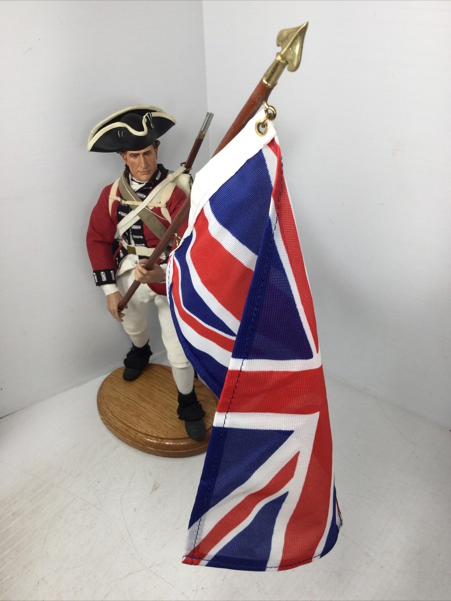 Revolutionary War British Soldiers With Flag