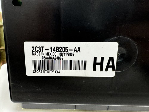 02-03 FORD F250 EXCURSION GEM TRANSFER CASE 4X4 CONTROL MODULE 2C3T ...