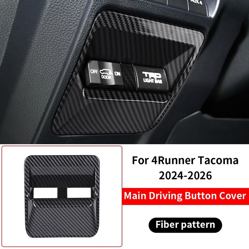 For Toyota 4Runner Tacoma 2024 2025 2026 Multi-Function Button Cover ...