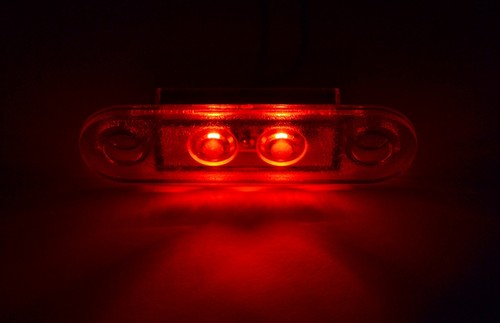 1 X 10-30V LED Égaliser Rouge Arrière Marqueur Léger pour Kelsa Barre ...