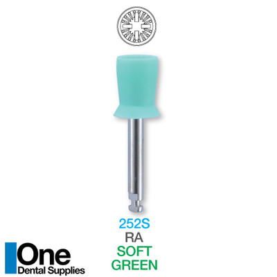 Dental Disposable Prophy Cups Soft Green Metal Shanks RA Latch Type 100 ...