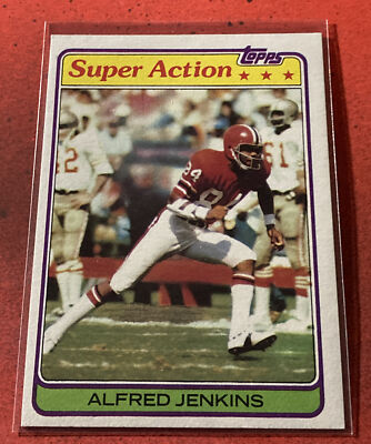 1981 Topps Alfred Jenkins Atlanta Falcons #284 | eBay