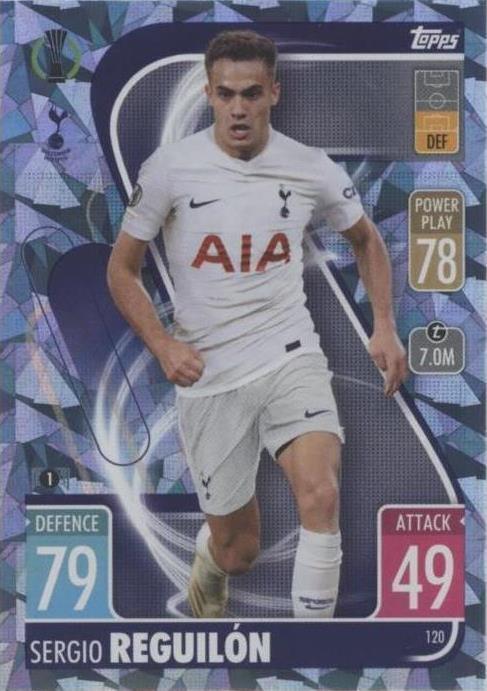 2021-22 Topps Match Attax UCL - Sergio Reguilon #120 Crystal for sale ...
