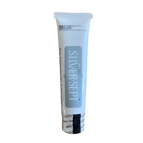 Silver Antimicrobial Skin and Wound Gel, 3 Oz. Tube for Foot and Leg ...