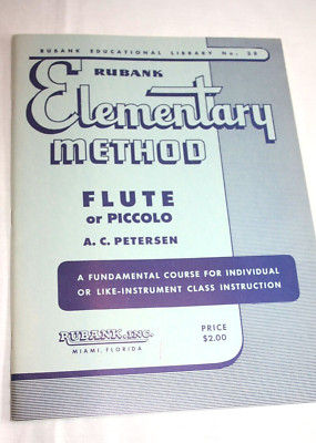 Rubank Elementary Method for Flute or Piccolo | eBay