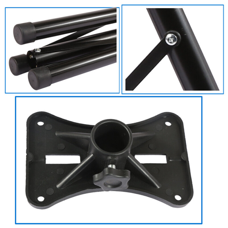 PA Speaker Stand Tripod Heavy Duty Adjustable 90-180cm Stands 35mm Pole ...