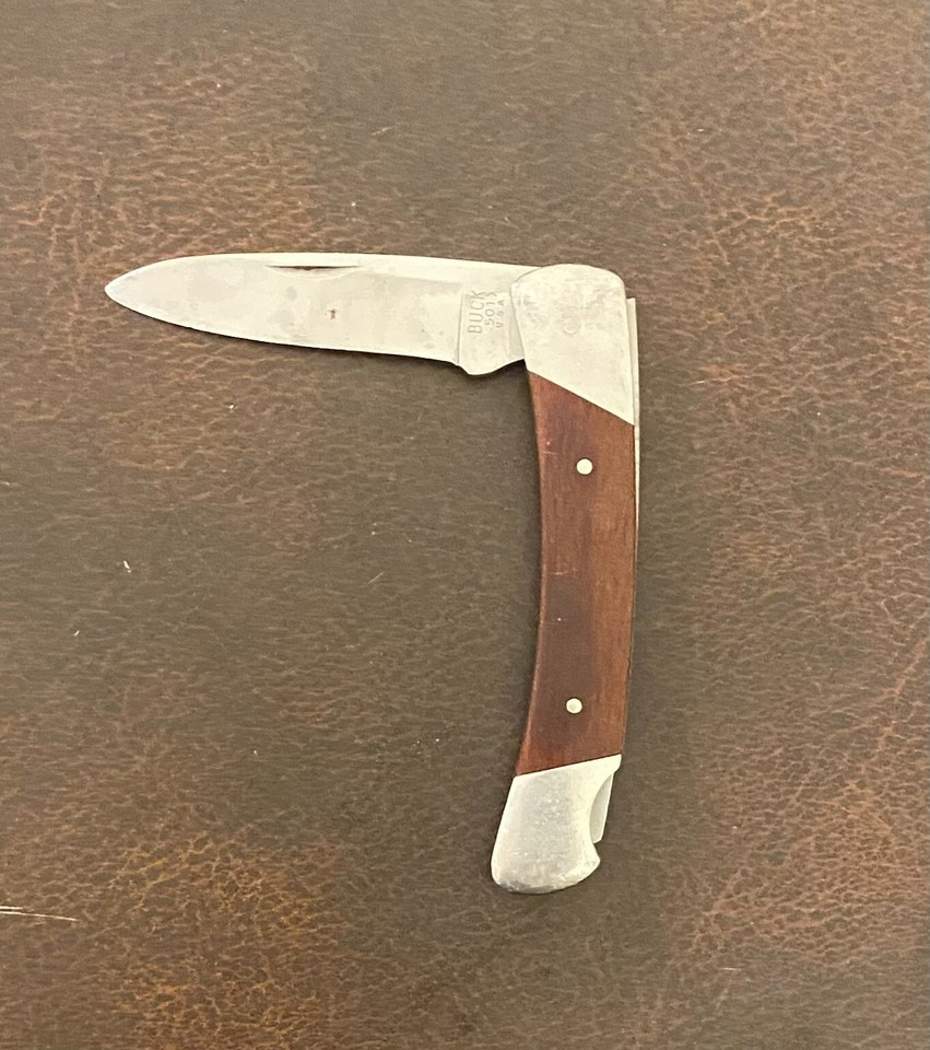 Buck 501 USA Year 1987 Wood Handle Single Blade Folding Knife | eBay