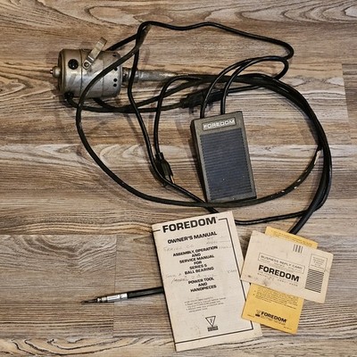 Foredom CC Series Rotary Tool Flex Shaft EC-1 Foot Pedal - Tested ...
