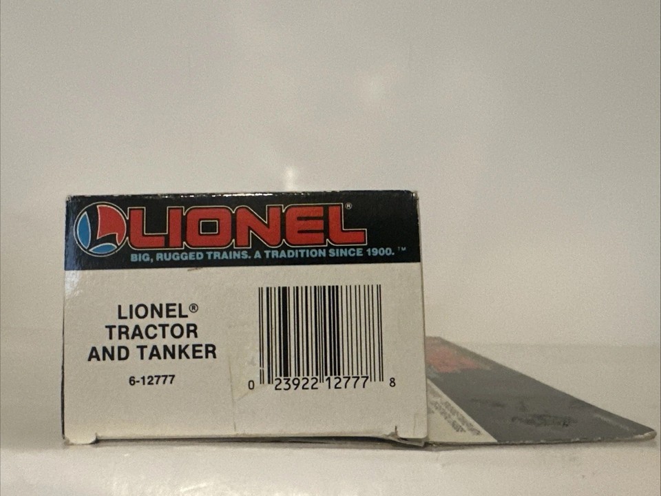 Lionel Tractor And Tanker Chevron 1990 #6-12777 “0” And 027 Gauge Train ...