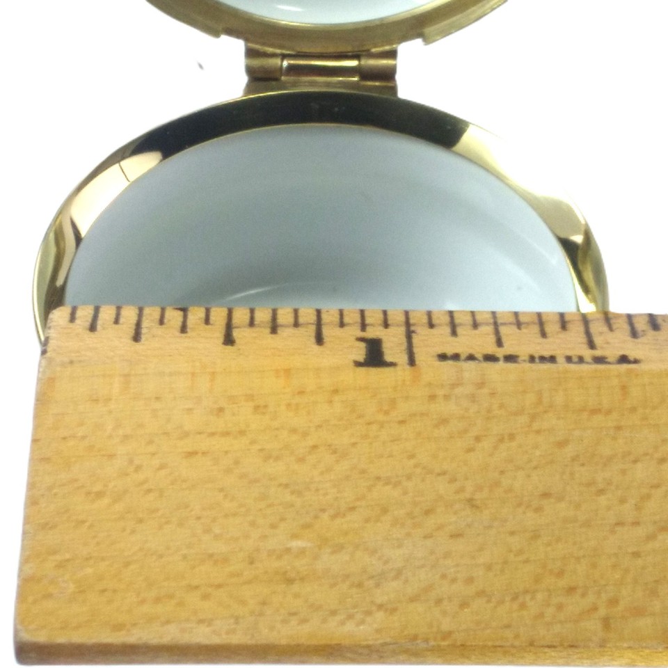 CRUMMLES CHURCH OF ST. MARY WIMBLEDON VILLAGE Pink Round Enamel Pill ...