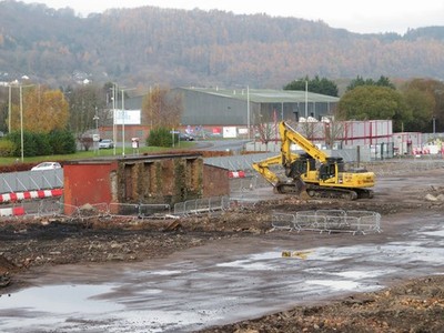 Photo A2 Site for TfW's depot for the South Wales Metro at Taffs Well ...