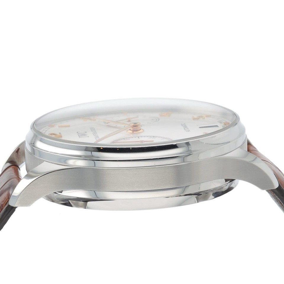 IWC Portuguese Stainless Steel Silver Dial 42mm Automatic Men’s Watch ...