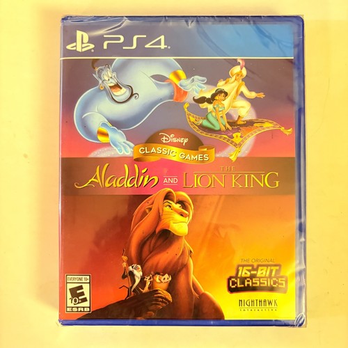 Disney Classic Games: Aladdin and the Lion King PS4 PLAYSTATION 4 NEW ...