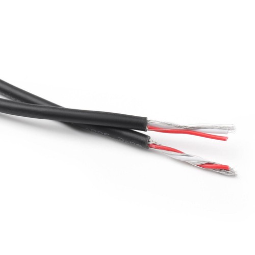 50ft UL2547 2 Core 26AWG Shielded Audio Headphone Signal Cable Wire | eBay