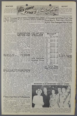 1949 COMBINED AIRLIFT TASK FORCE TIMES Military Newspaper VOL III NO ...