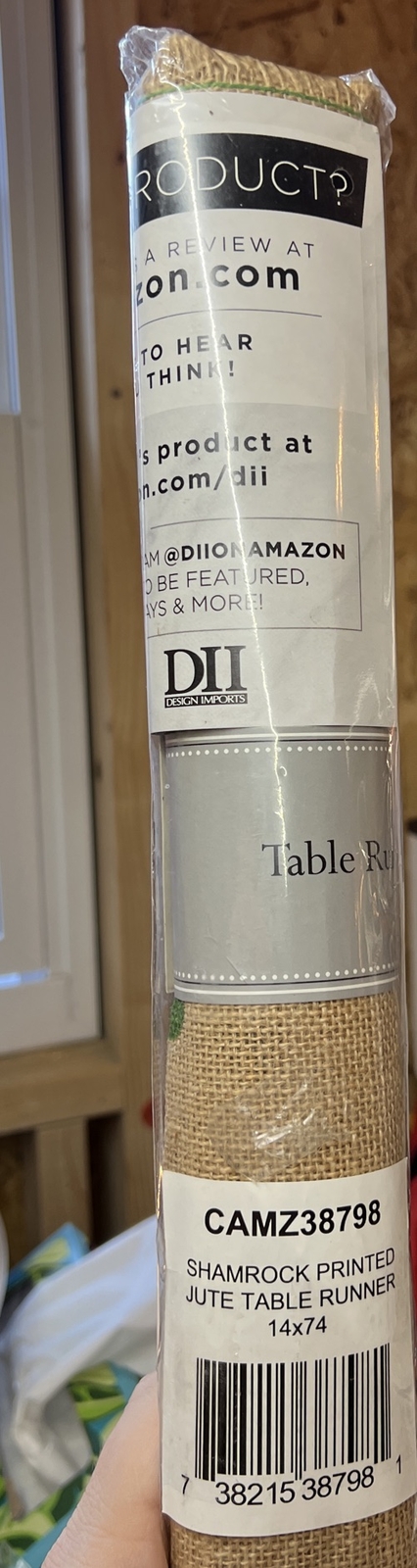 DII St. Patrick's Day Collection Tabletop, Table Runner, 14x74 ...