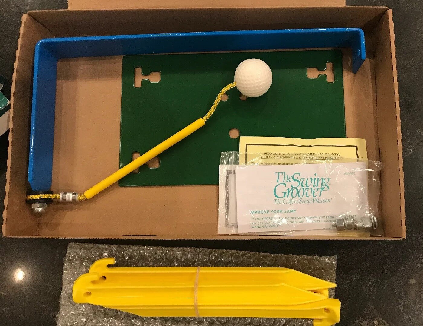 NIB CLUB CHAMP GOLF SWING GROOVER TRAINING PRACTICE AID FAST | eBay