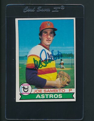1979 Topps #158 Joe Sambito Astros Signed Auto *B42 | eBay