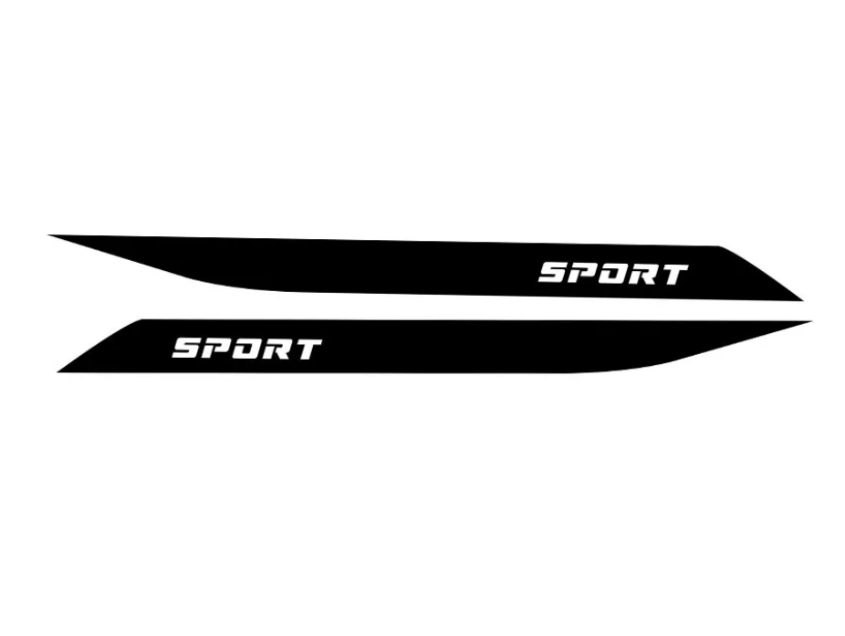 2 PCS Racing Sport Car Door Side Stickers For Hyundai Santa Cruz ...