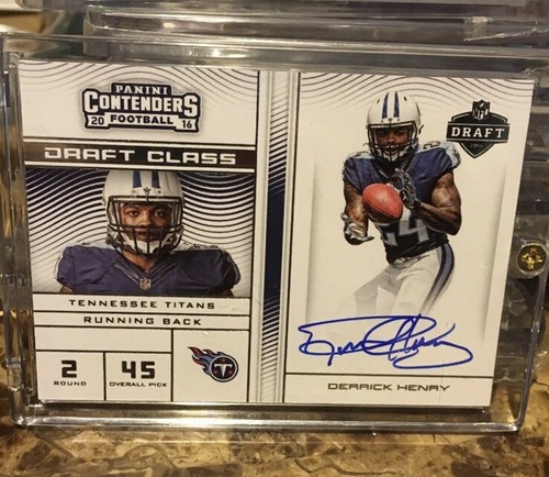 Derrick Henry Panini 2016 CONTENDERS Draft Class RC Hard Auto ROOKIE | eBay