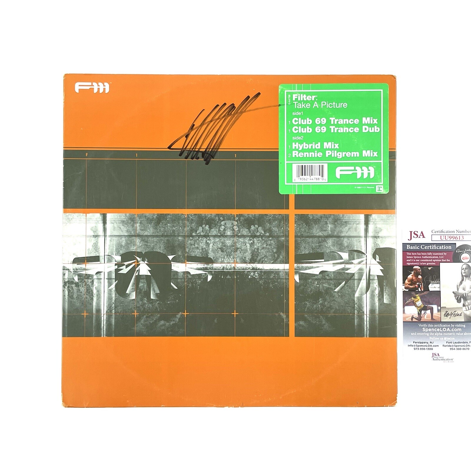 Filter Signed Take A Picture 12" Vinyl Record Richard Patrick JSA ...