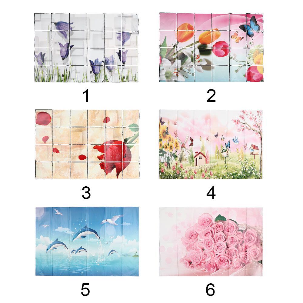 Decorative Flame Retardant Transparent Wall Sticker Wallpaper Oil Proof ...