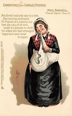 MRS. BARDELL~PICKWICK PAPERS~CHARACTERS FROM CHARLES DICKENS~EARLY TUCK ...