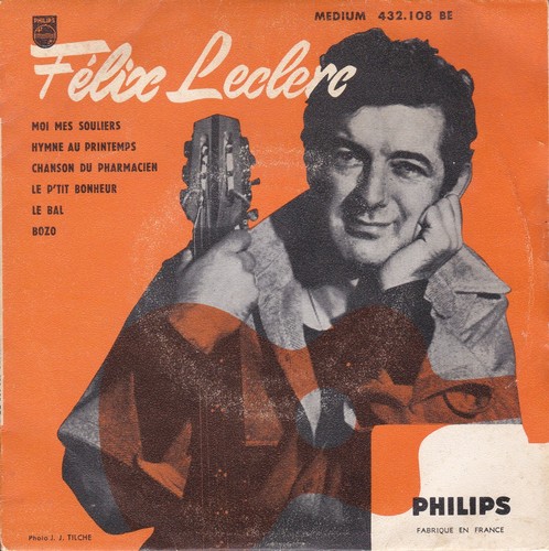 FELIX LECLERC - VINYL 45 tours EP - MOI, MES SOULIERS + 5 | eBay