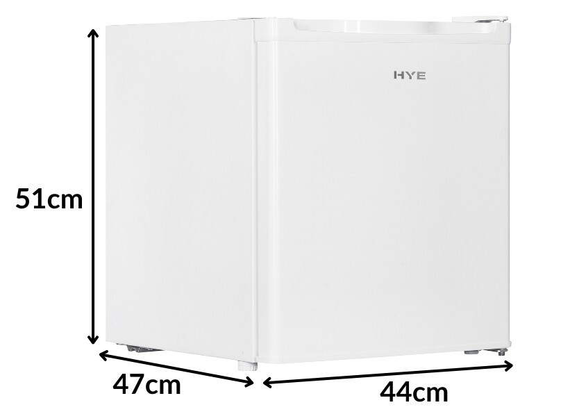 HYE Mini Fridge 40 Litre Table Top Quiet Drinks Fridge - White ...