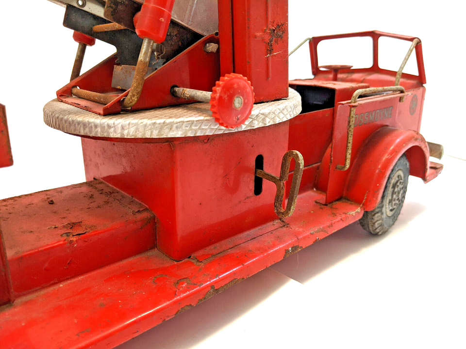 DOEPKE Model Toys Ladder Fire Engine Truck Toy 28" Pressed Steel ...
