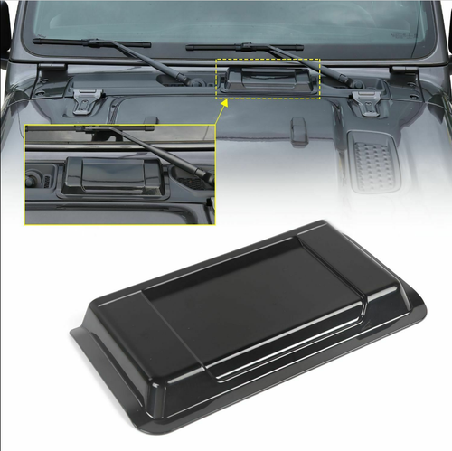 Air Intake Hood Scoop Vent Cover ABS Accessories Fit 2018-2020 Jeep ...
