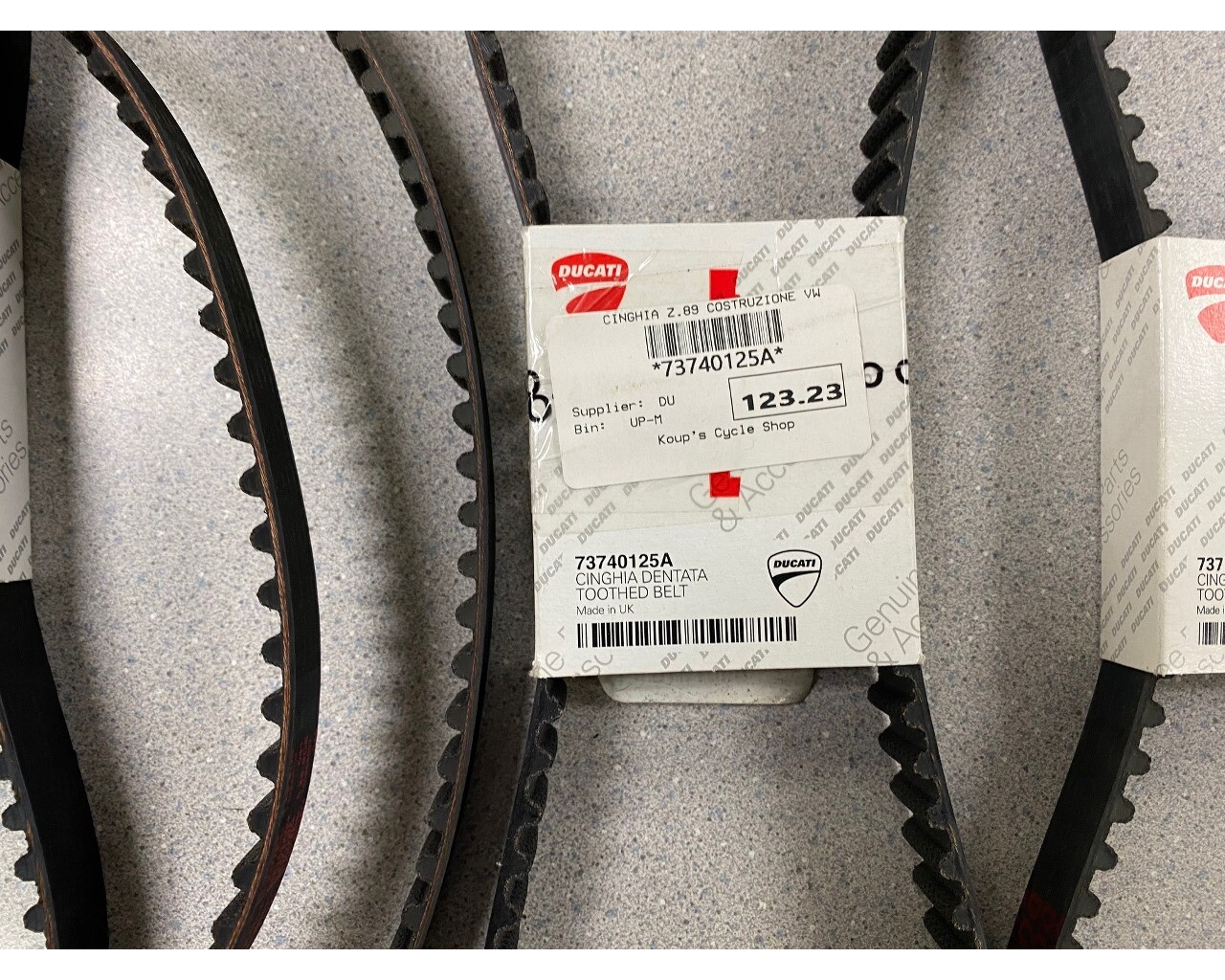 Ducati OEM Single Belt Lot Muli Fit 73740252A 73740211A and more | eBay