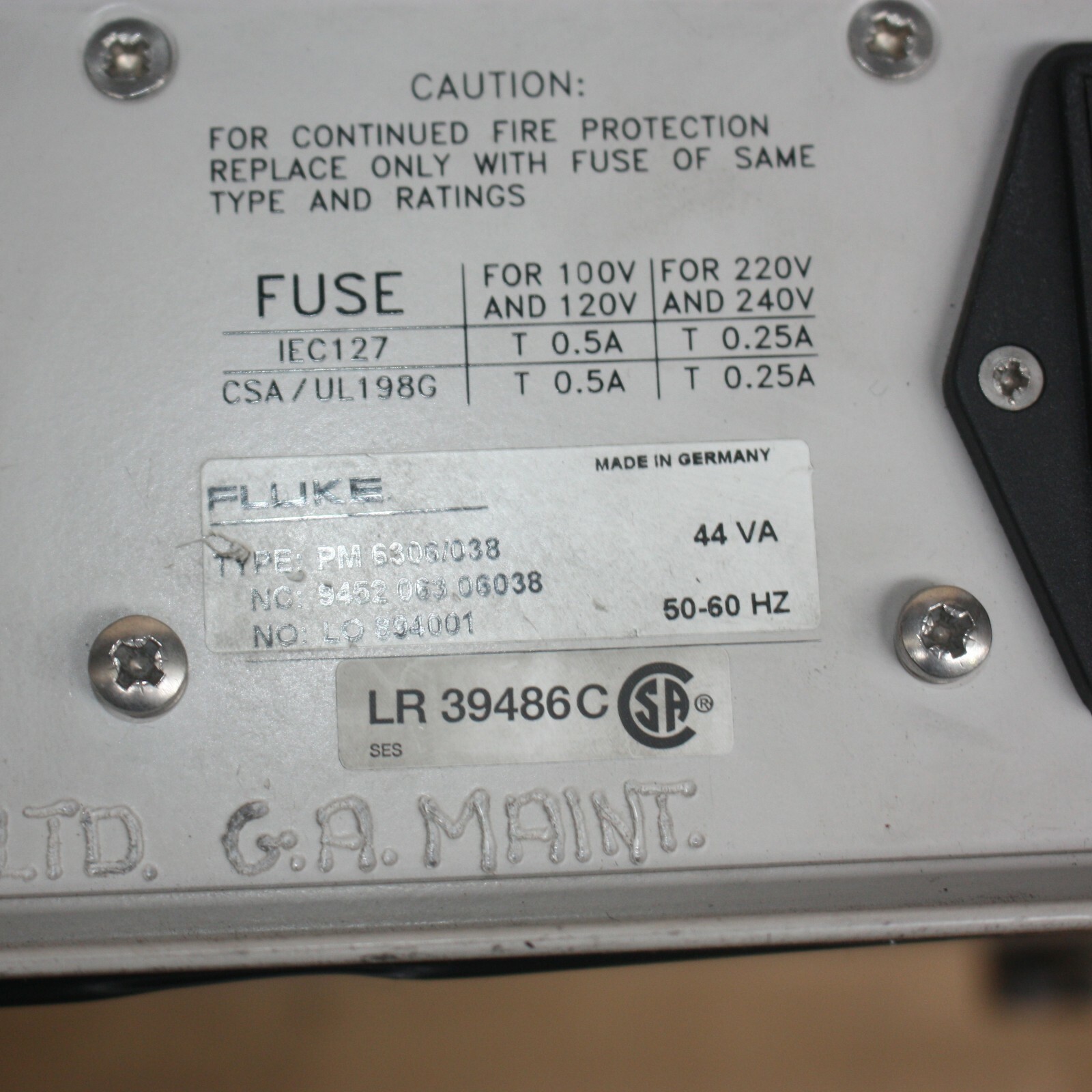 Fluke PM6306/038 Programmable Automatic RCL Meter DC 1MHz high ...