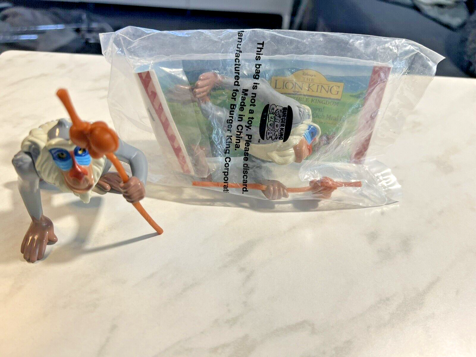 1994 Disney Lion King RAFIKI Action Figure Burger King Meal Toy.New In ...