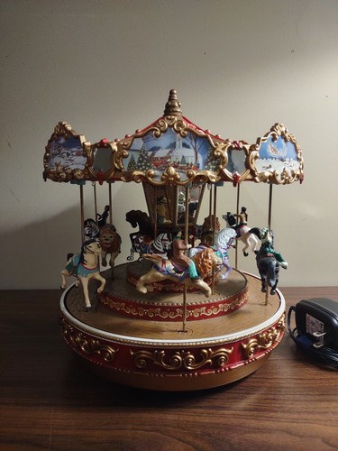 Mr Christmas Triple Decker Carousel Plays 50 Songs 2009 Tested Works W ...