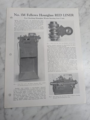 FELLOWS INFORMATION INSTRUCTION LITERATURE MANUAL #3M HOURGLASS RED ...