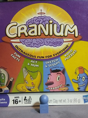 Cranium Board Game Replacement Piece Blue Token Mover Pawn 2008 Hasbro ...