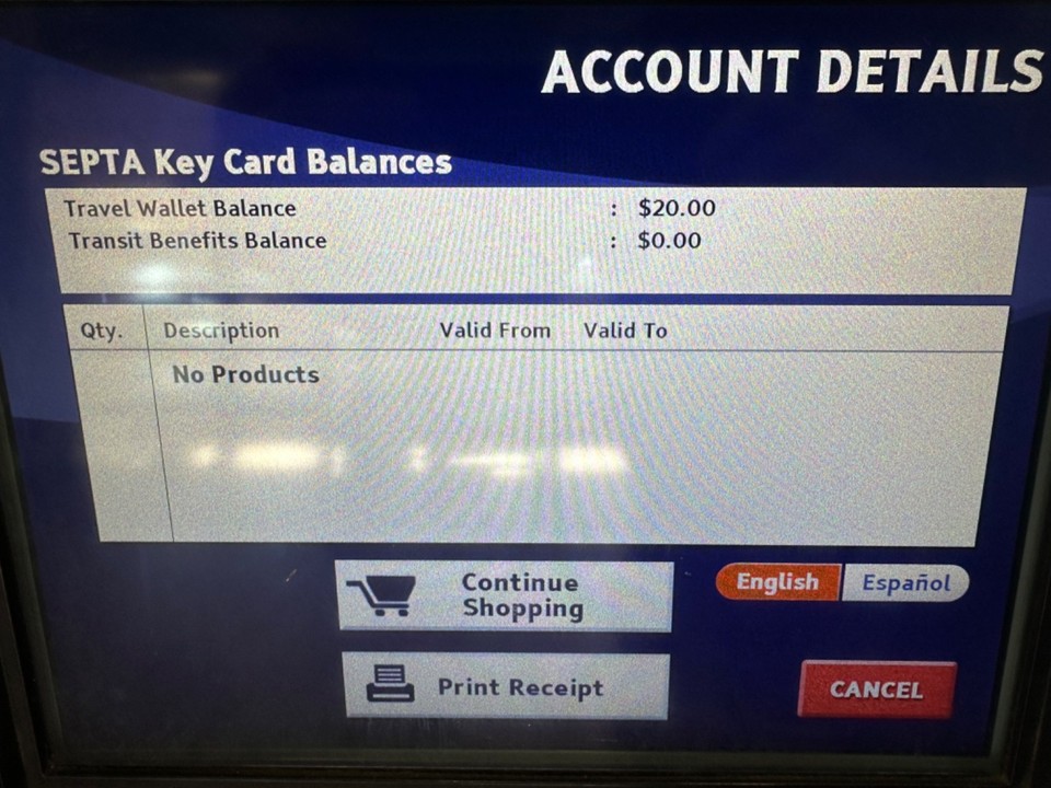 Septa Key Southeastern Pennsylvania Transit Card Metro Philadelphia ...